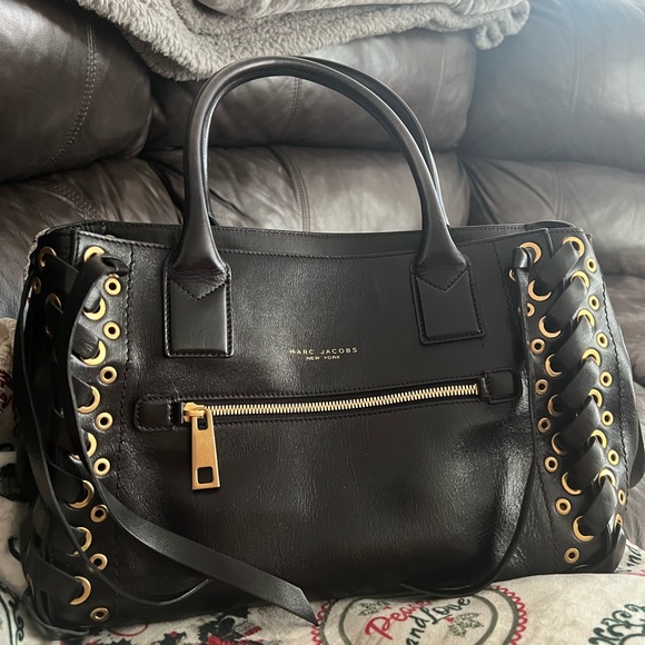 Marc Jacobs New York | Bags | Authentic Black Leather Highend Mark ...